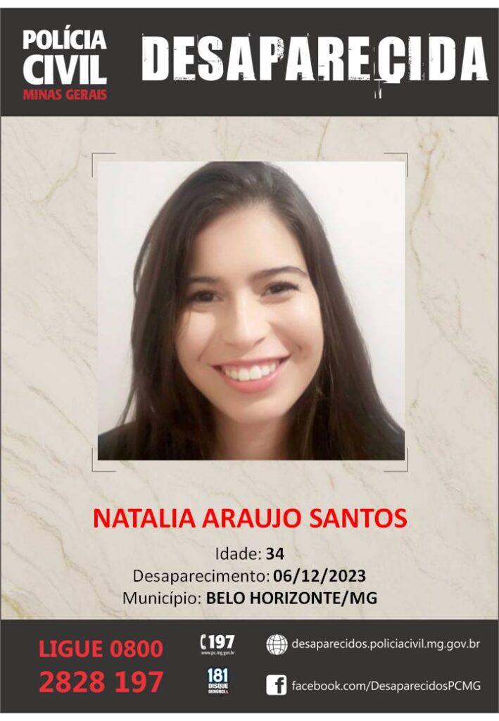 Jornalista Natália Araújo Santos desaparece no bairro Sagrada Família ...